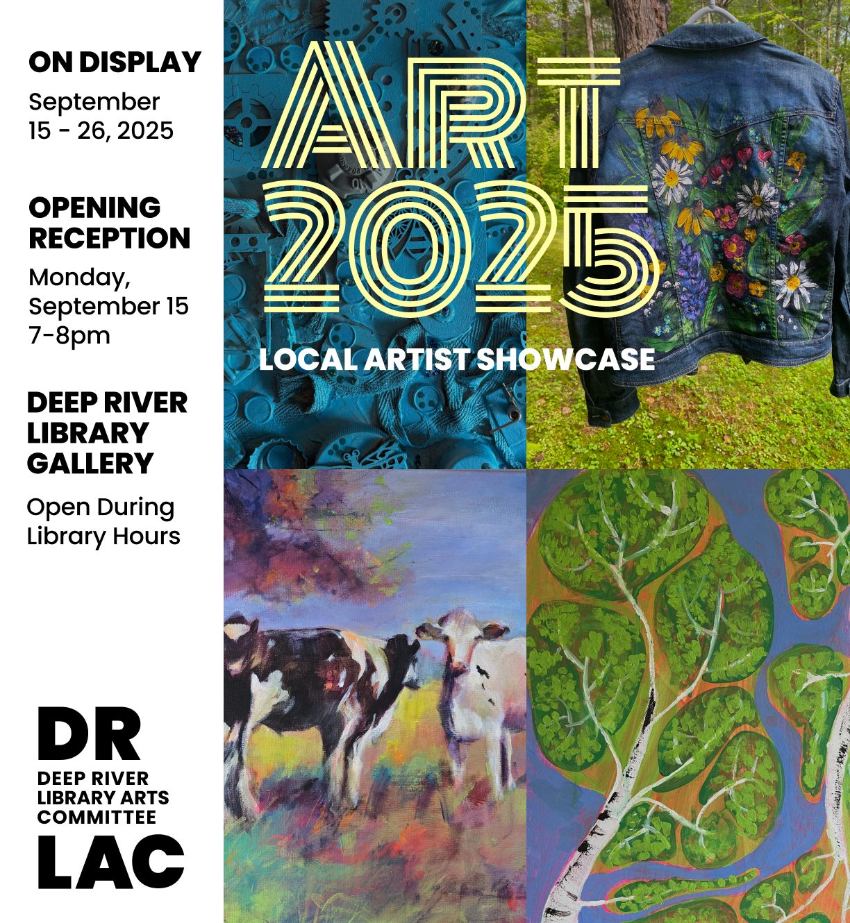 ART 2025: Opening Reception, Monday September 15 @ 7pm – Deep River ...
